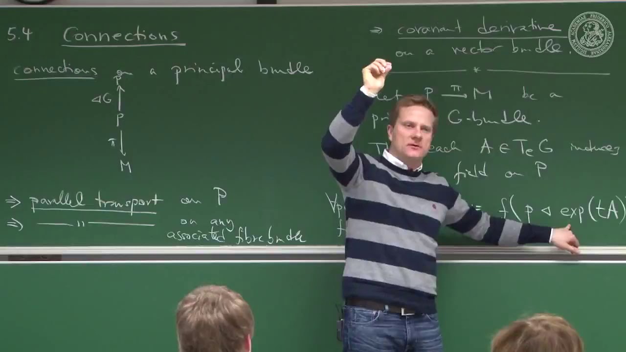 Lecture 21-Conncections and connection 1-forms (Frederic Schuller).mp4 ...