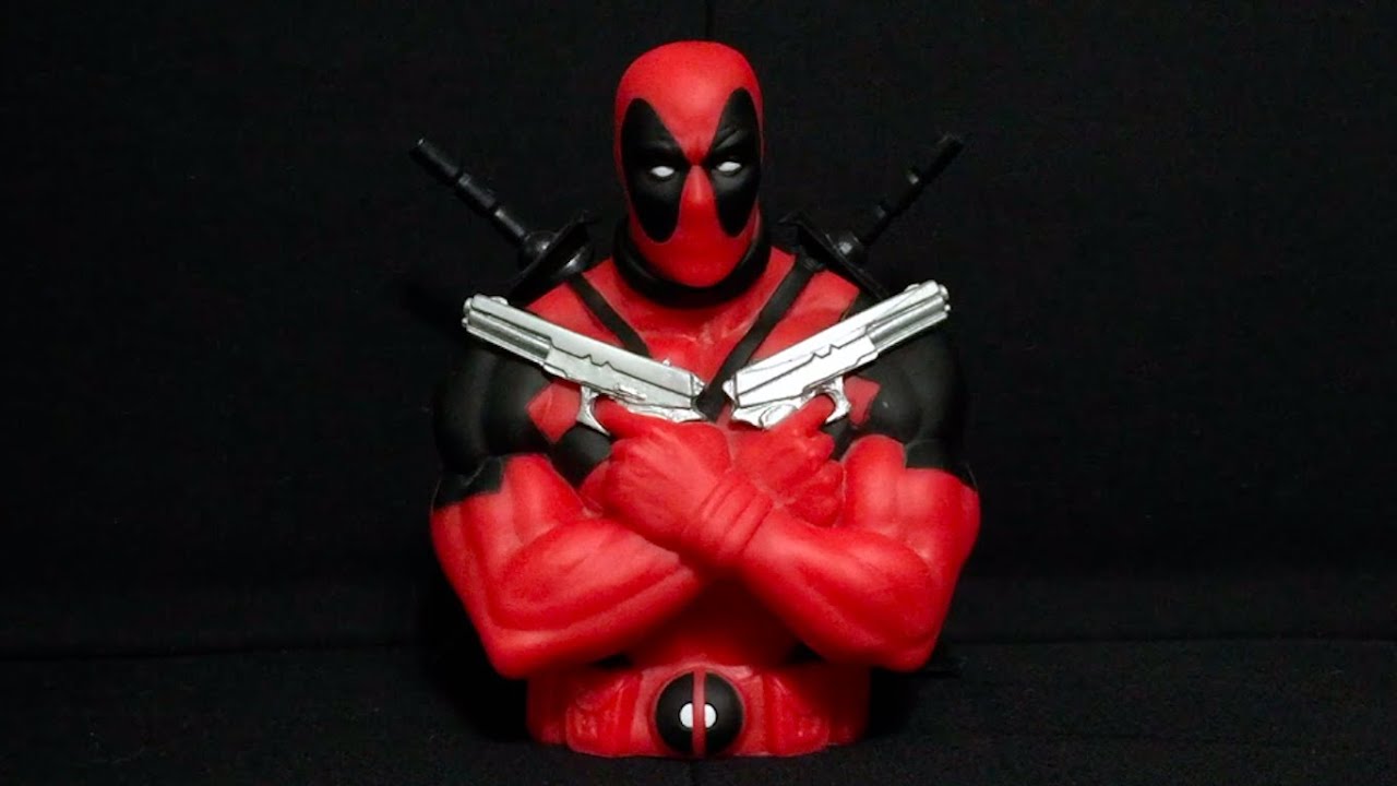 Marvel Universe DEADPOOL Bust Bank Review - YouTube