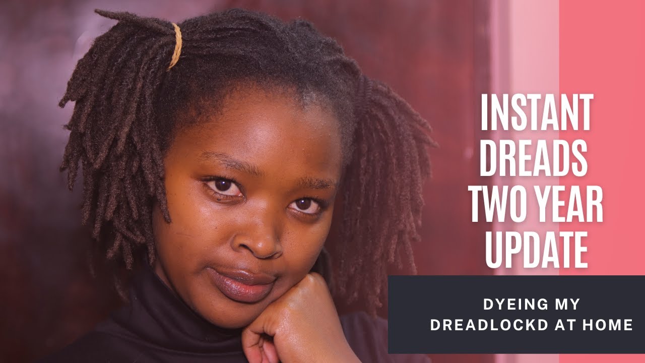 Dyeing My Dreadlocks at home | Two year update - YouTube