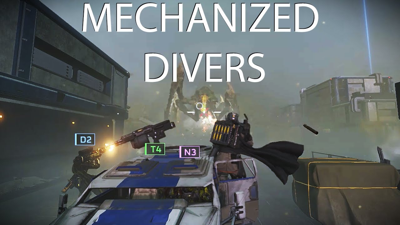Helldivers 2 - MECHANIZED DIVERS - Mech Build - Exosuit Loadout - Terminids - Super Helldive ...