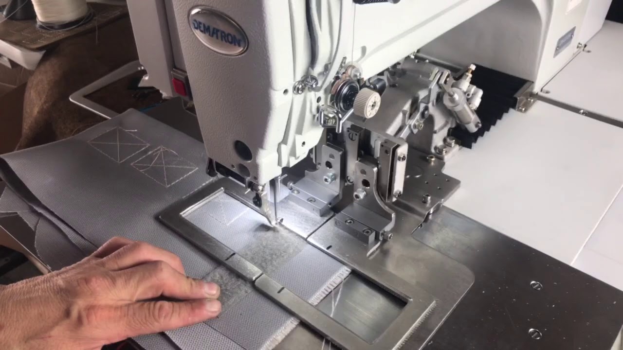 DEMATRON 2212-R Programmable Tacker - YouTube