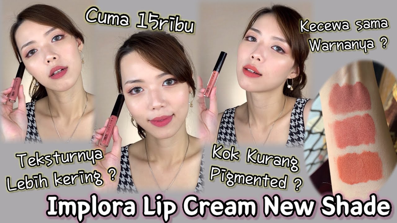 Implora Urban Lip Cream Matte Shade 7, 8, 9 REVIEW & SWATCHES - YouTube