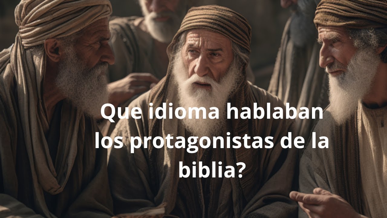 "El idioma hablado en el tanaj: El papel del hebreo desde adan hasta el ...