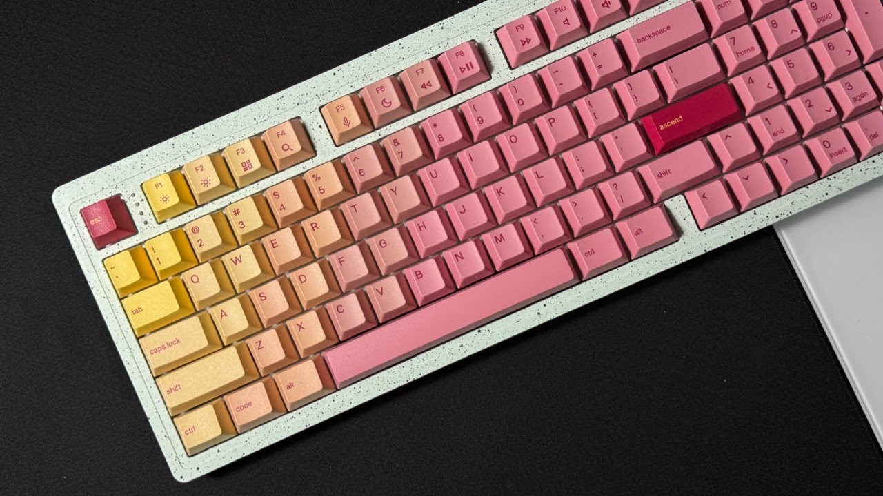 MelGeek Modern97 w/ Outemu Crystal Whites - “Mint Sorbet” (Sound Test ...