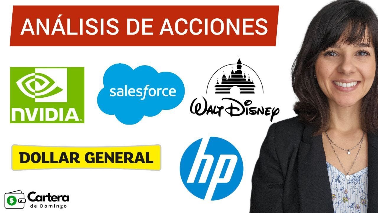 ANÁLISIS TÉCNICO DE ACCIONES: NVIDIA, SALESFORCE, HP, DOLLAR GENERAL y WALT DISNEY - YouTube