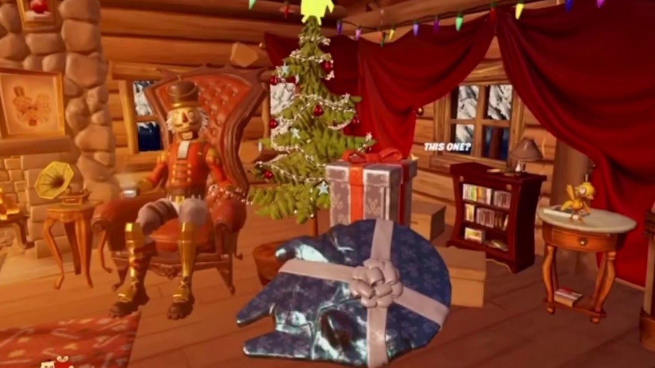 Every winterfest present opened (Fortnite) - YouTube