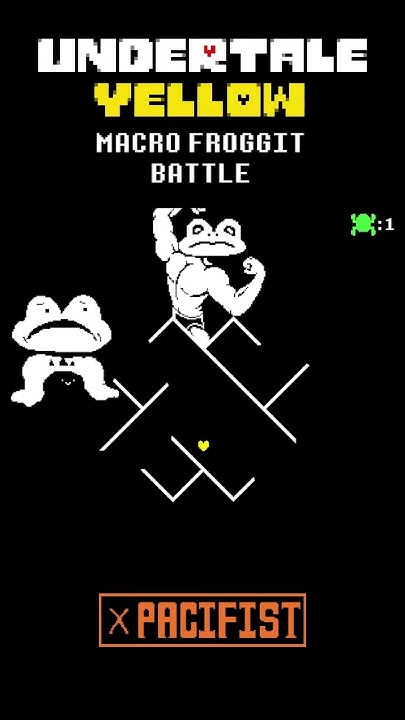 Undertale Yellow - Macro Froggit THE FINAL FROG. | Shorts - YouTube