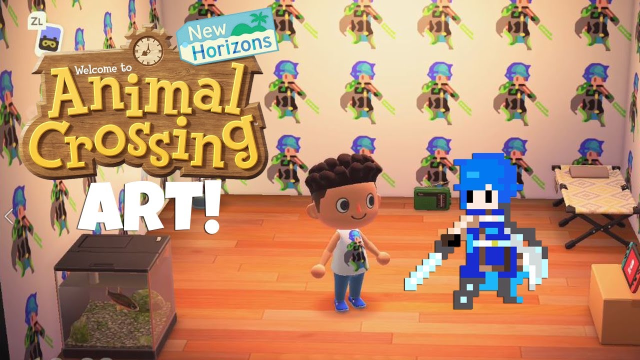 Art Speed Tutorial Animal Crossing New Horizons! Fire emblem Chrom ...