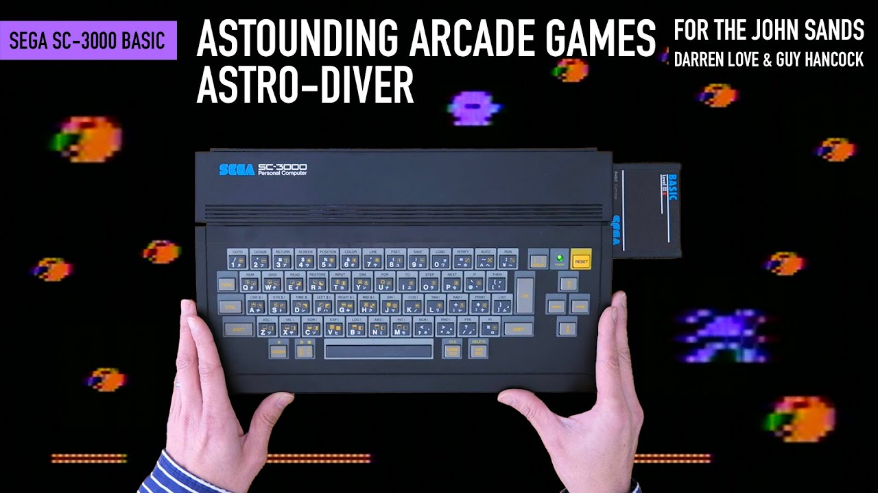 SC-3000プログラミング【BASIC vol.39】ASTRO-DIVER/ASTOUNDING ARCADE GAMES FOR THE ...