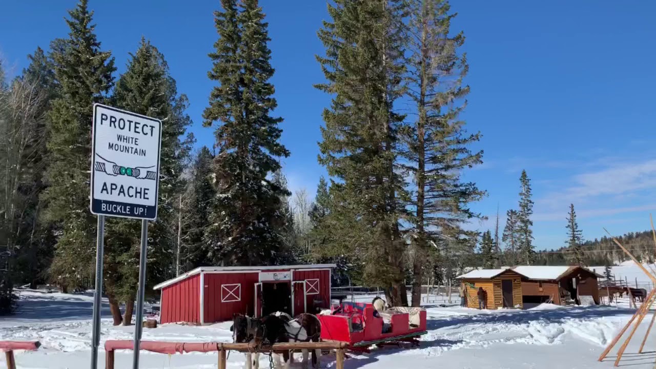 Greer, Arizona (On a snowy day) - YouTube