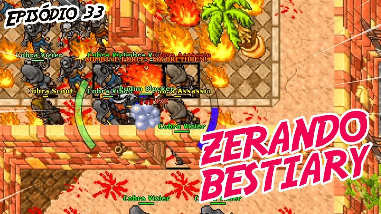 52 HORAS de BESTIARY 😬👍 | Zerando Bestiary #033 | Pudim Tibia - YouTube