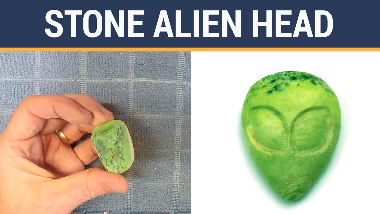Carving An Alien Head - YouTube