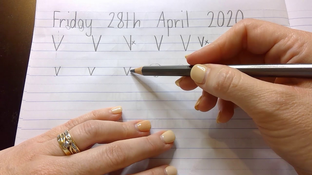 Handwriting Vv - YouTube