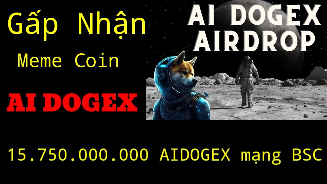 Gấp Nhận Meme Coin AI DOGEX 15.750.000.000 AIDOGEX mạng BSC - YouTube