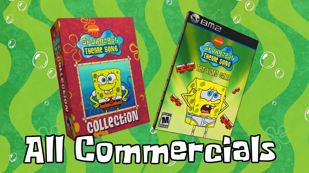 Every SpongeBob Theme Song Commercial!!! - YouTube