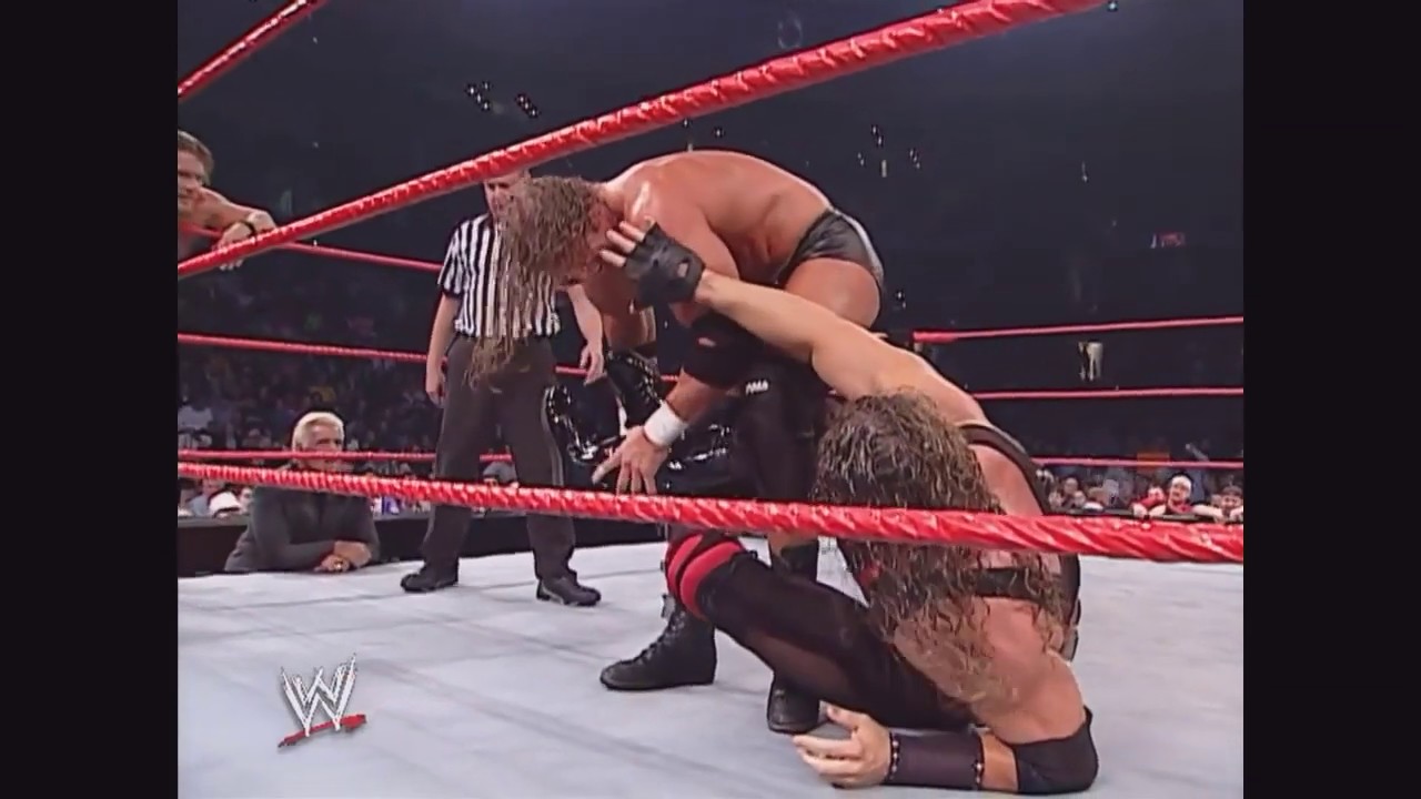 KANE & BOOKER T VS. CHRIS JERICHO & TRIPLE H 11/4/02 - YouTube
