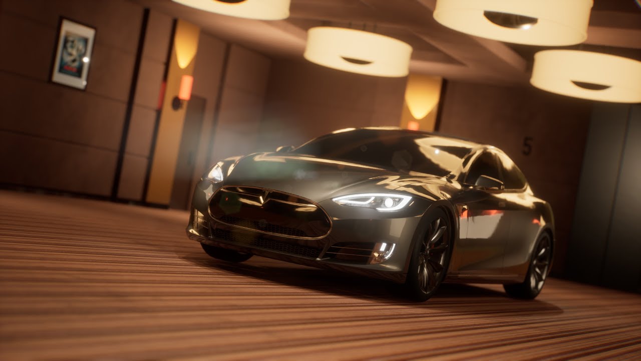 TESLA in Inception - Showcar | Ray Tracing UE4 - YouTube