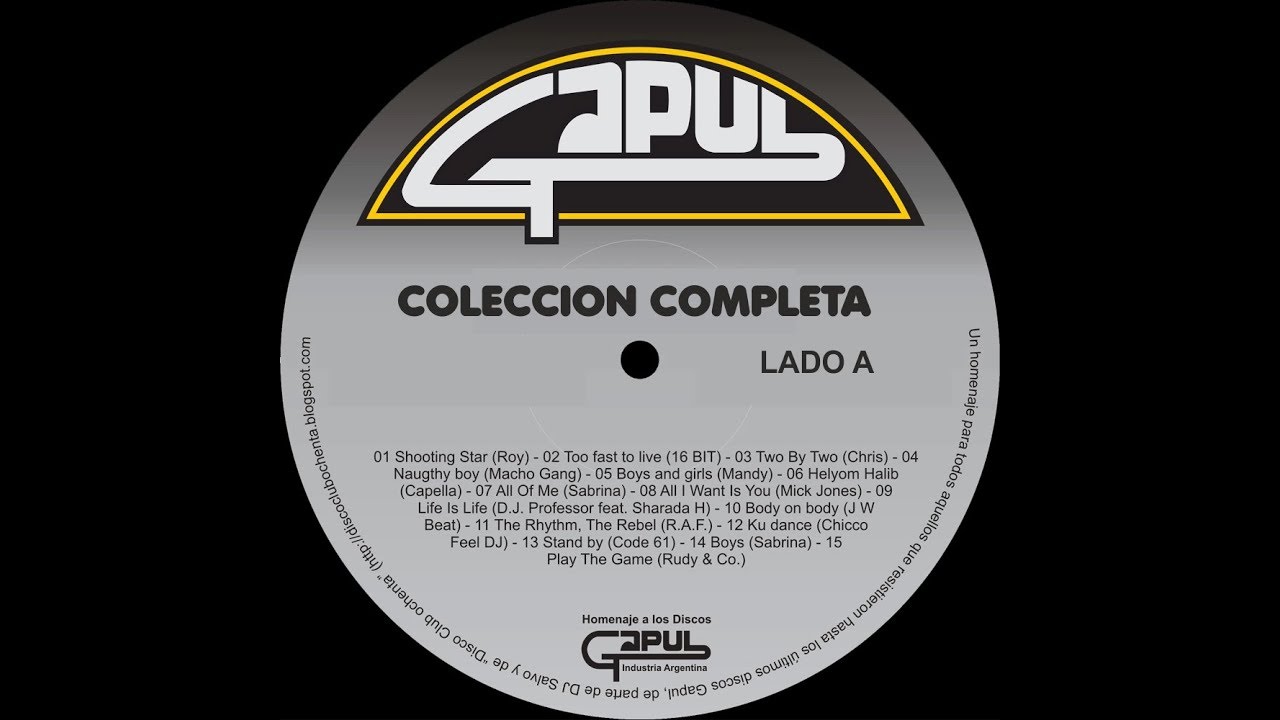gapul discografia completa Musica disco ochentosa - YouTube