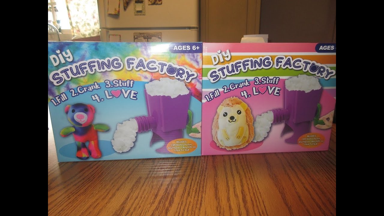 DIY Stuffing Factory Set - YouTube