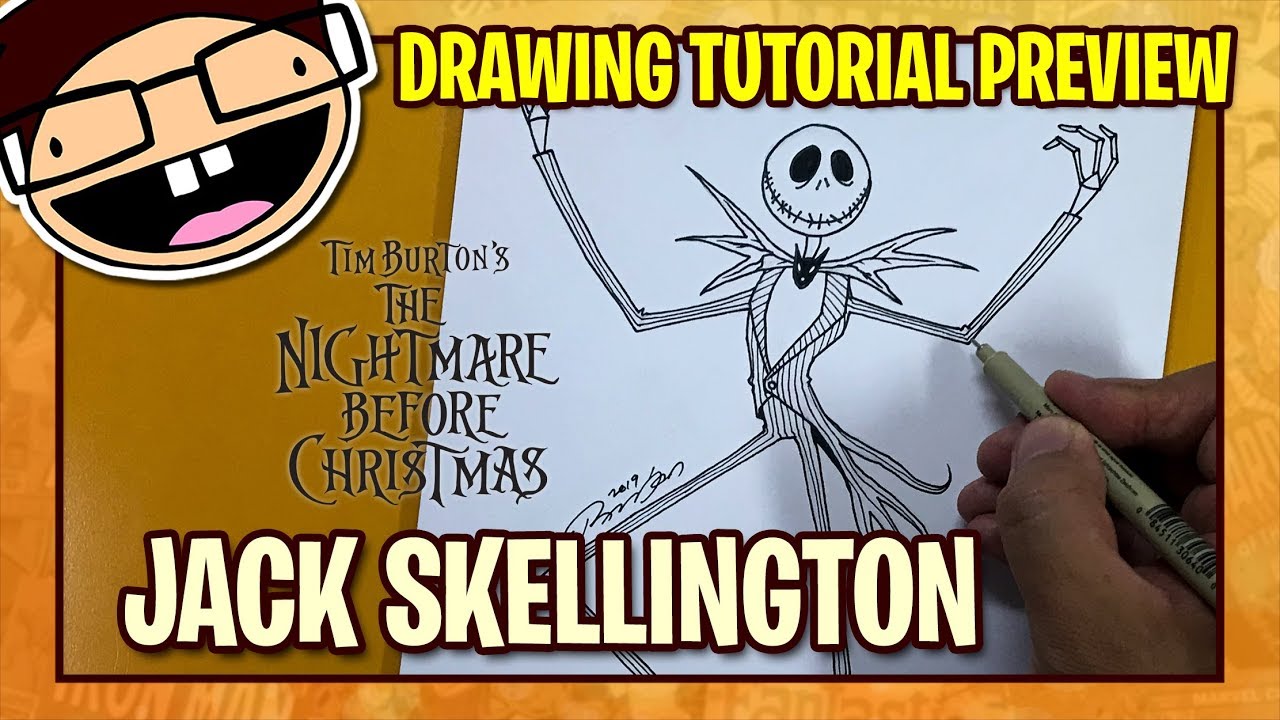 [PREVIEW] How to Draw JACK SKELLINGTON (The Nightmare Before Christmas ...