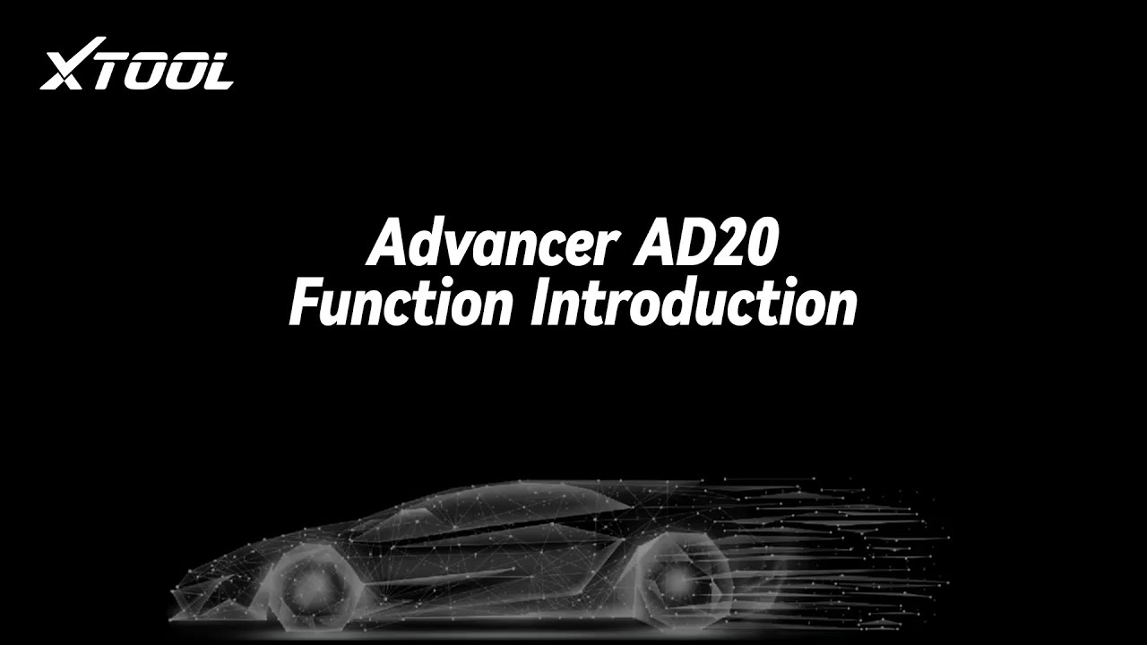 XTOOLTECH Advancer AD20 Function Introduction - YouTube