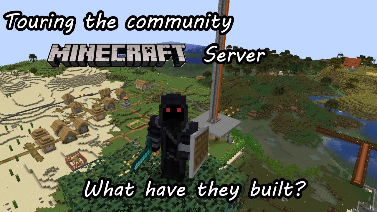 Touring the community Minecraft Server: What have they built? - YouTube