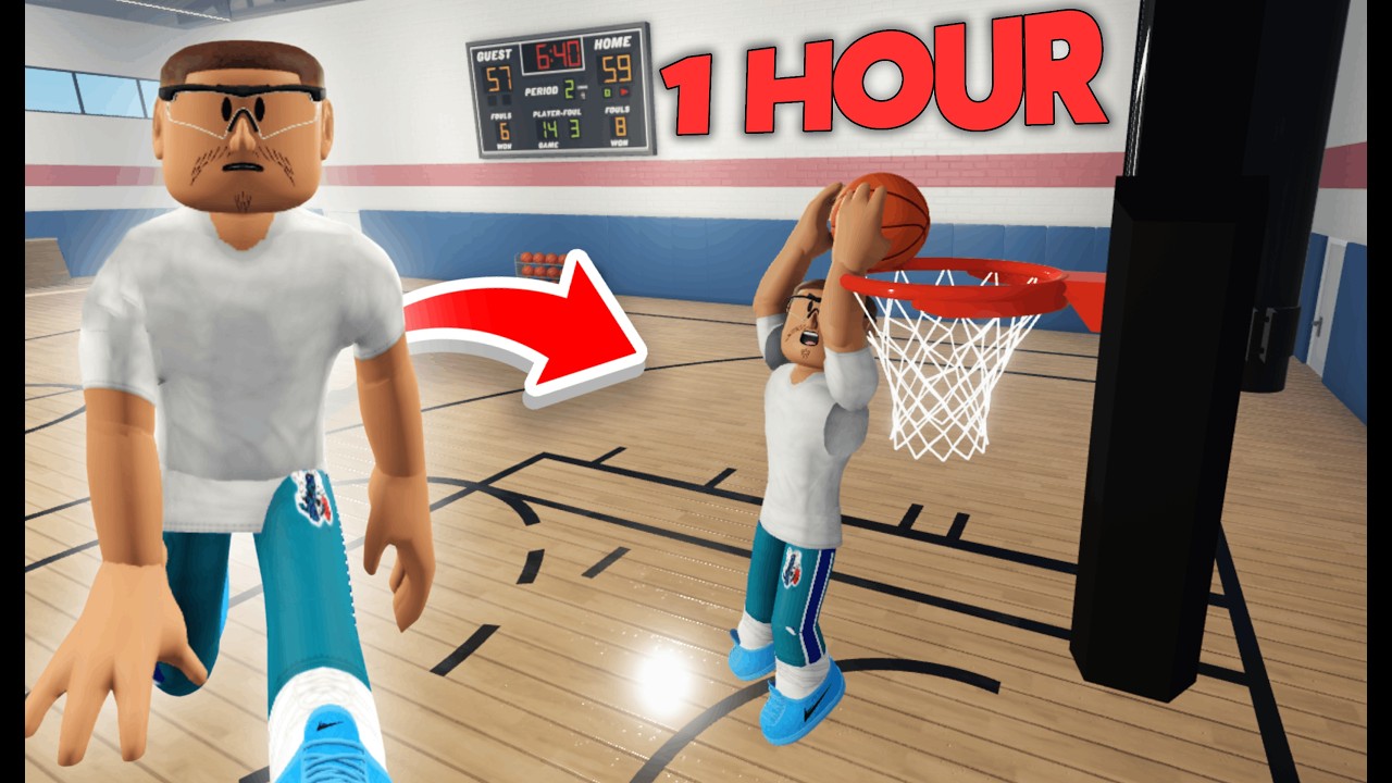 Playing Practical Basketball For 1 WHOLE HOUR - YouTube