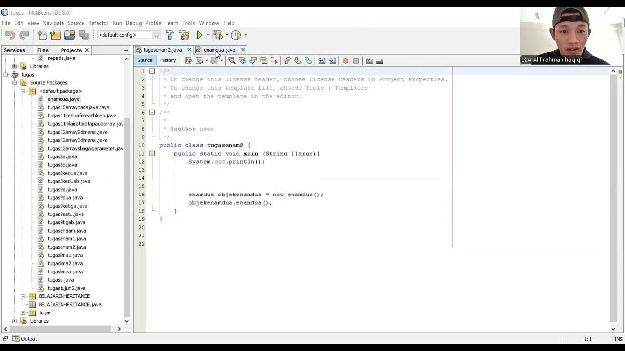 TUGAS 6 hak akses pada java - YouTube