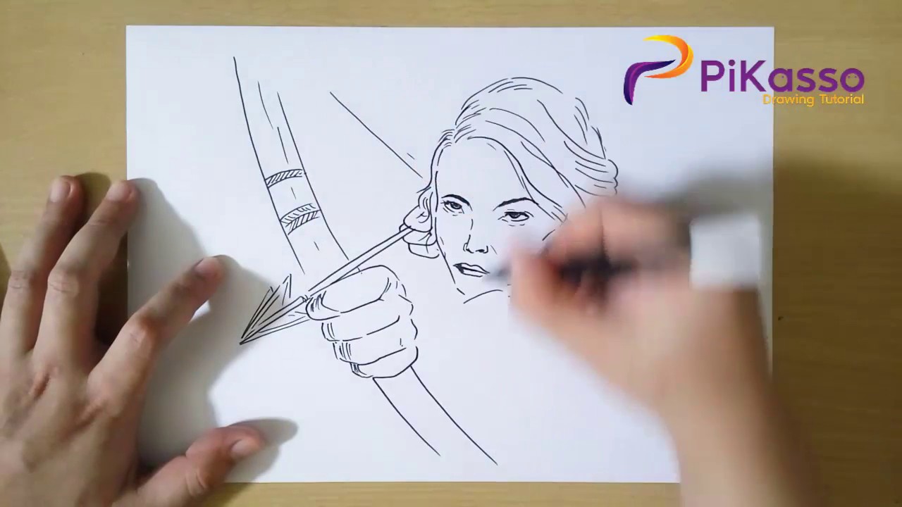 Katniss Everdeen Drawing Easy