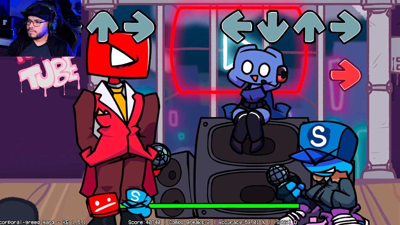 ¿Youtube contra Skype? Friday Night Funkin Mod FNF - YouTube