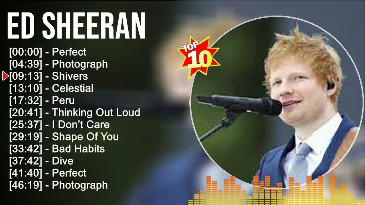 Ed Sheeran Greatest Hits ~ Top 100 Artists To Listen in 2022 & 2023 ...