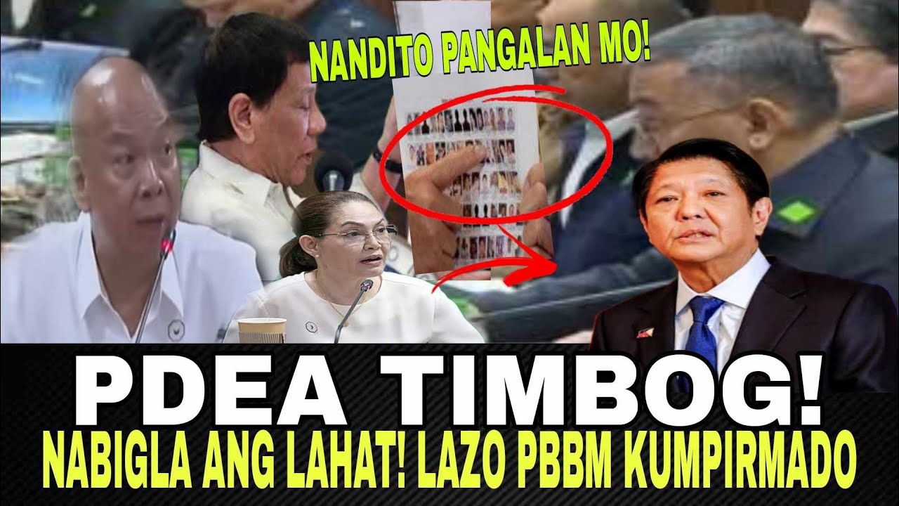 HALA! JUSKO PO! GRABE ANOMALYA PDEA LAZO KUMPIRMADO! DUTERTE MORALES ...