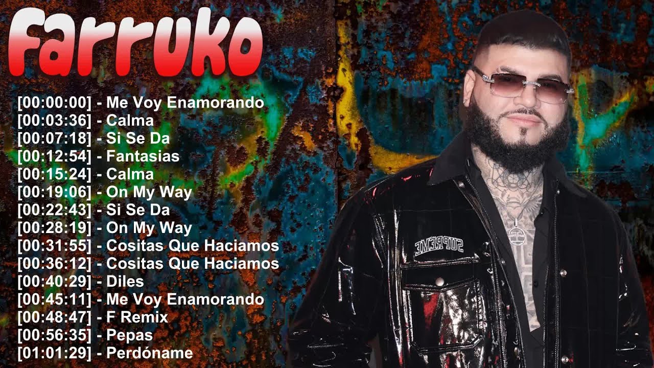 Farruko – Top 10 canciones más escuchadas – Pepas Chillax – Álbum ...