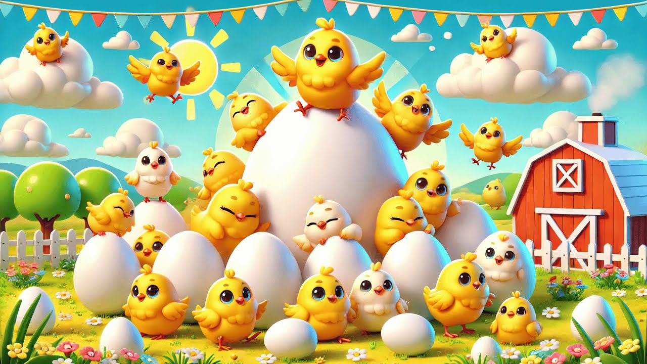 Children's Music: The Magical Eggs – Watch Them Hatch into Chicks ...