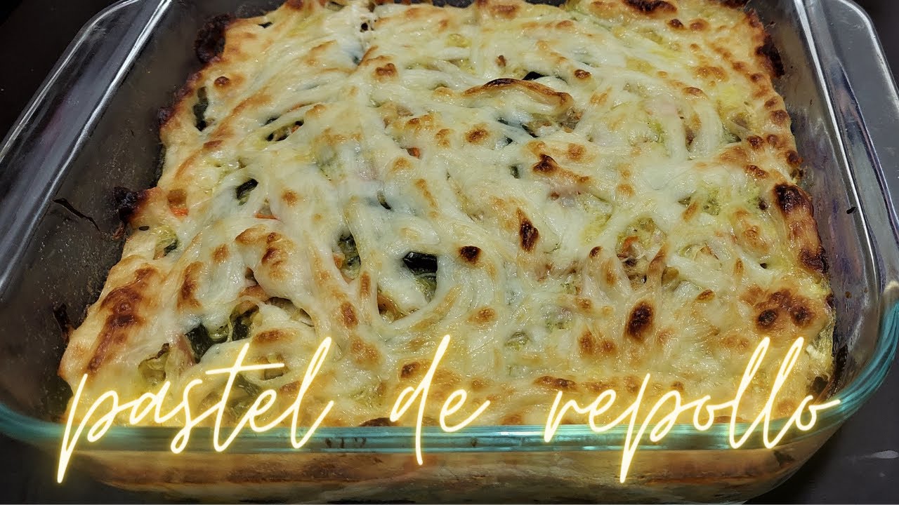 PASTEL DE REPOLLO - YouTube