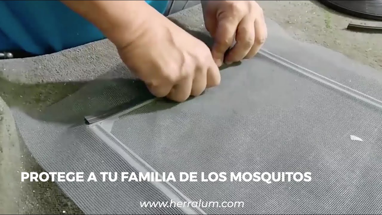 Mosquitero Magnético, fácil de instalar - YouTube
