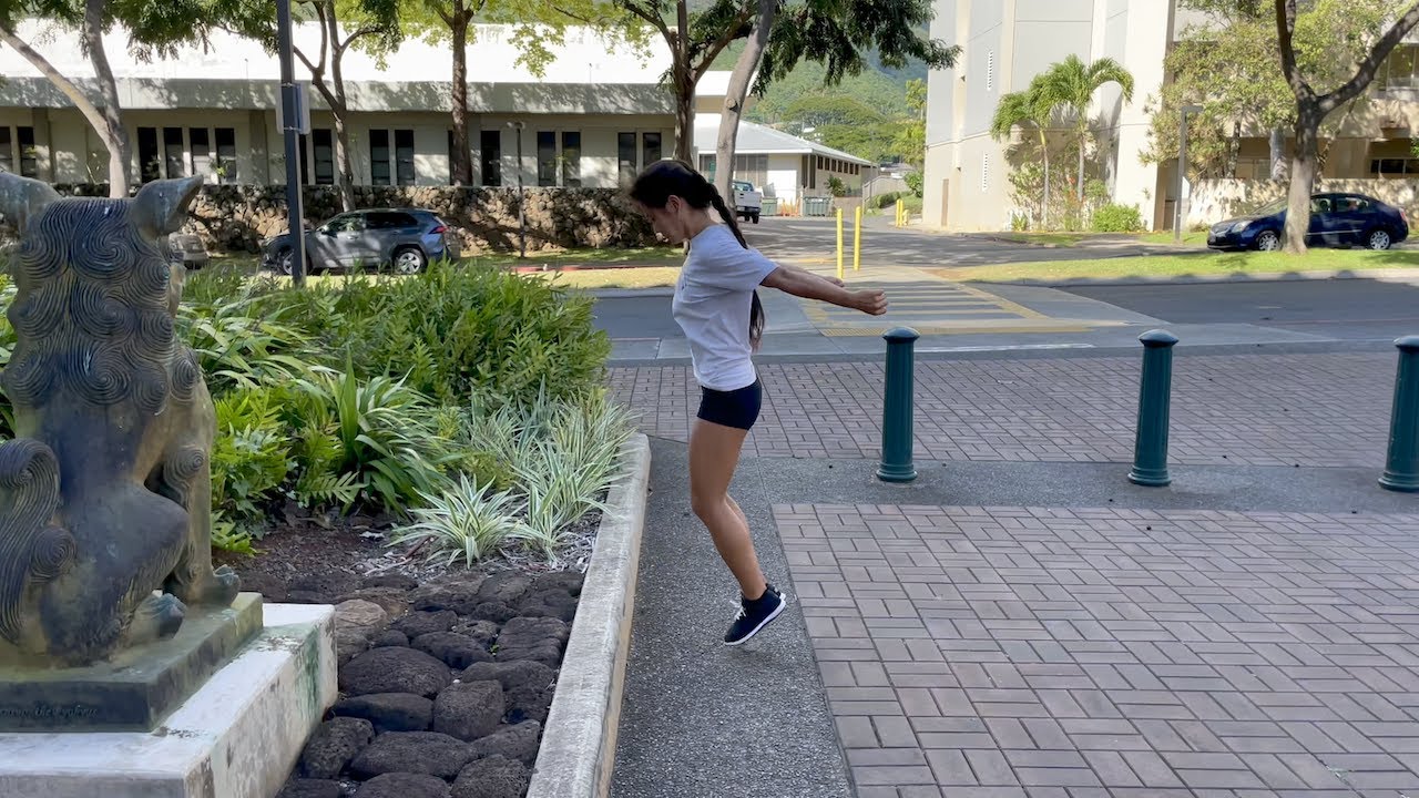 Standing box jump (ankle-high) → bounce-back - YouTube