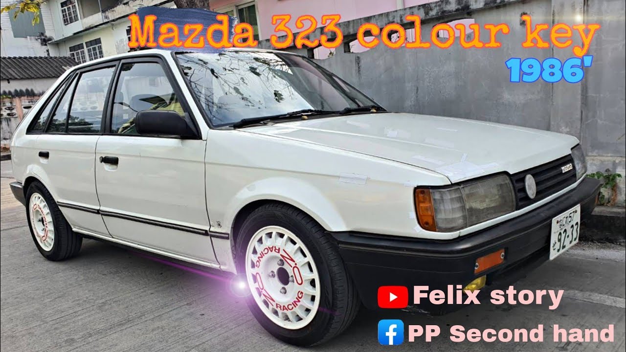 59,000 Mazda 323 colour key 1986' | PP Second hand - YouTube