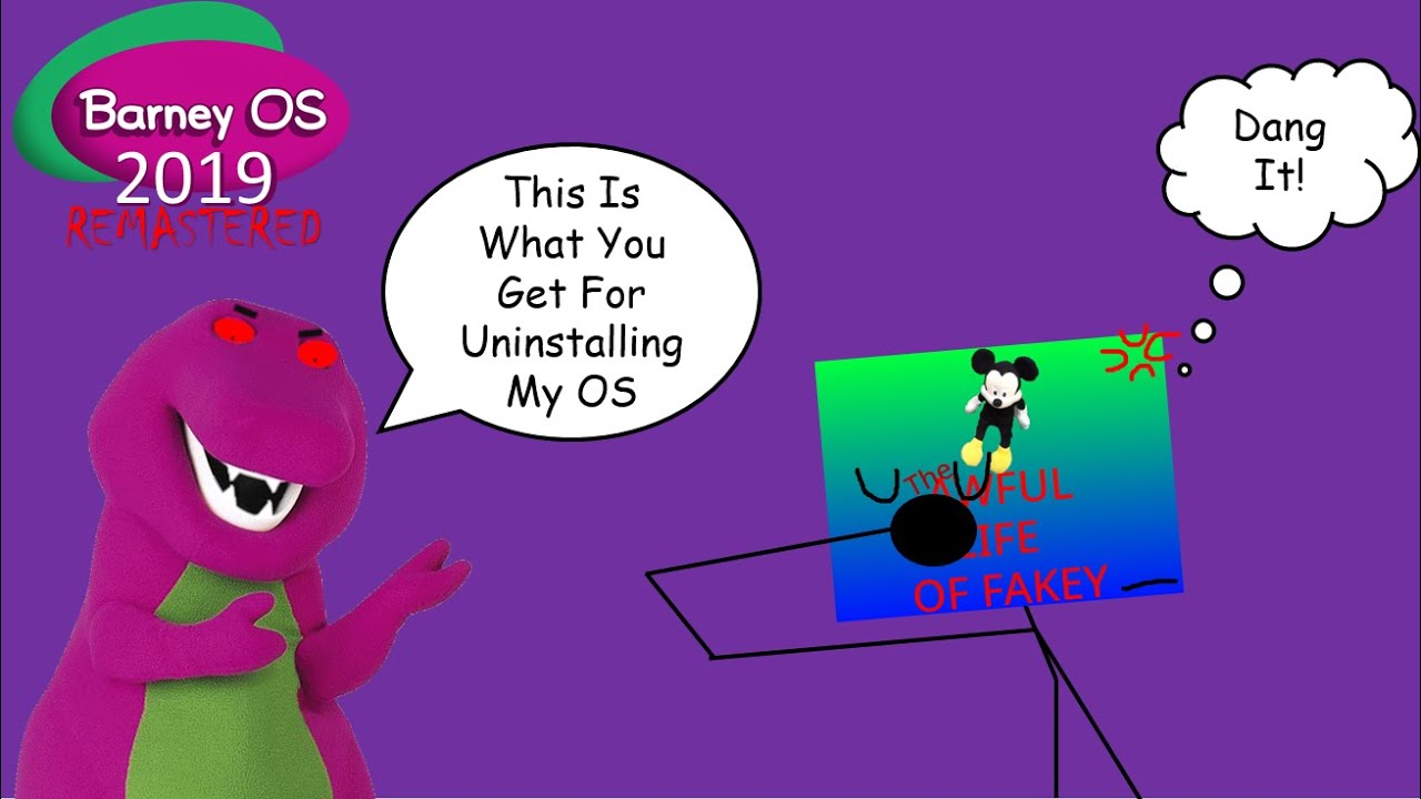 Barney OS 2019 remastered - YouTube