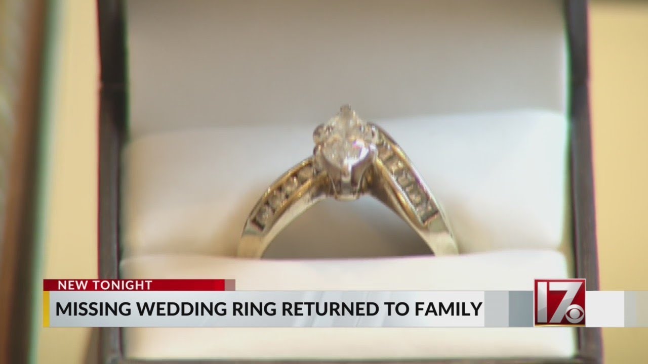 Missing wedding ring returned to family - YouTube