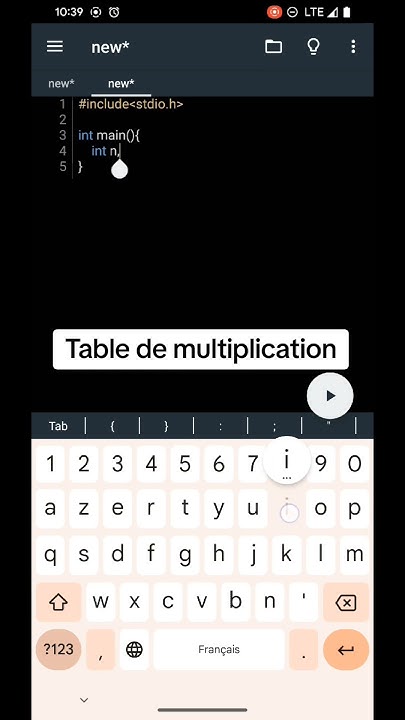 Multiplication table using C #education #c #coding #algojungle #joekakone - YouTube