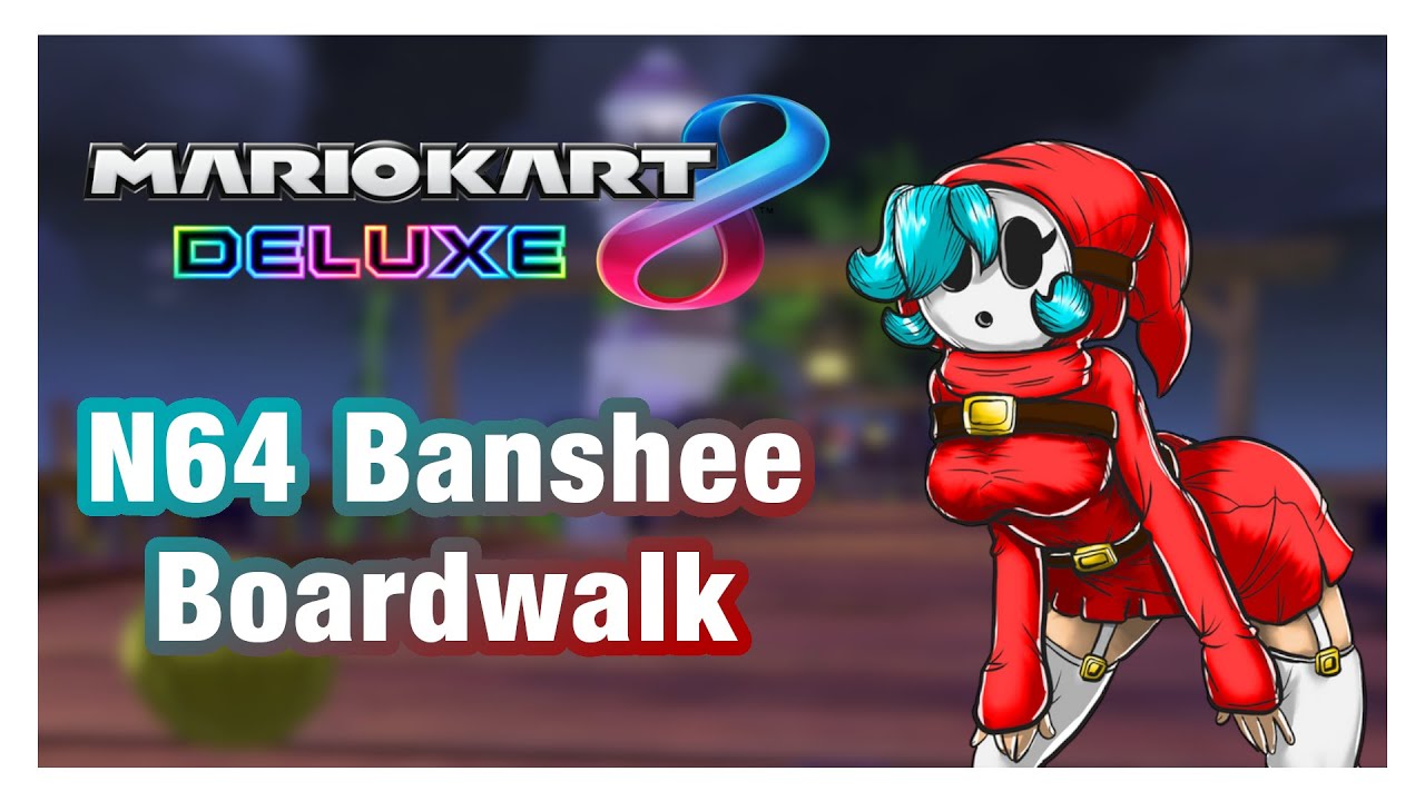N64 Banshee Boardwalk | Mario Kart 8 DELUXE Custom Tracks (15) - YouTube