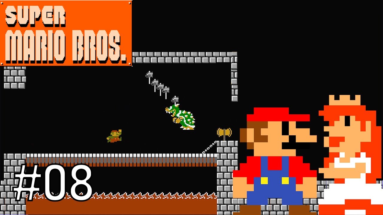 Super Mario Bros #08 - Final do Game - World 8 - YouTube