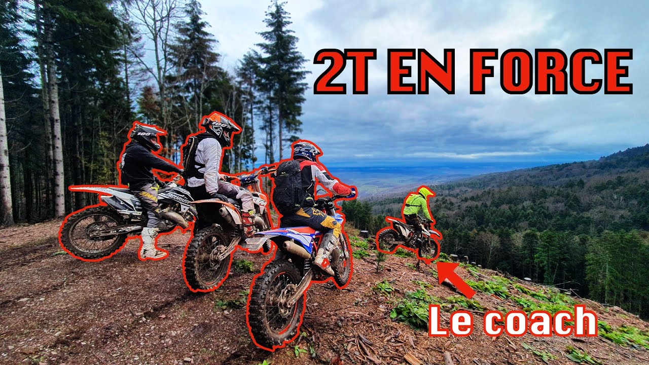 ENDURO avec la bande ! Le 2T en FORCE 🔥 - YouTube