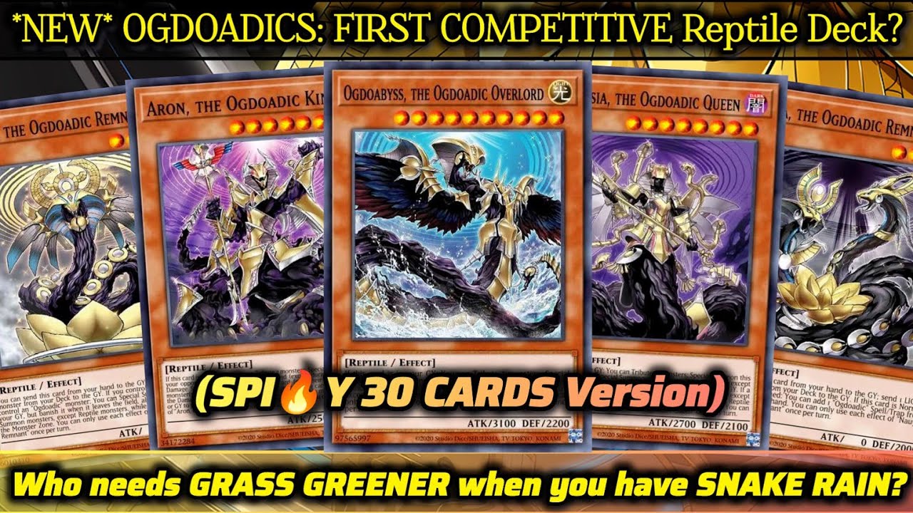 OGDOADICS 🐍 1st COMPETITIVE Reptile Deck? INSANE 30 Cards Version ...