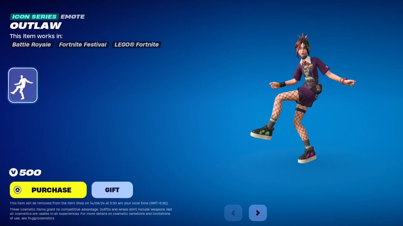 Fortnite Outlaw Emote Available In Item Shop and Vegetta777's Locker ...