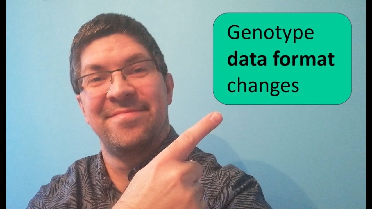 Genomics in practice - Genotype data format change with PLINK - YouTube