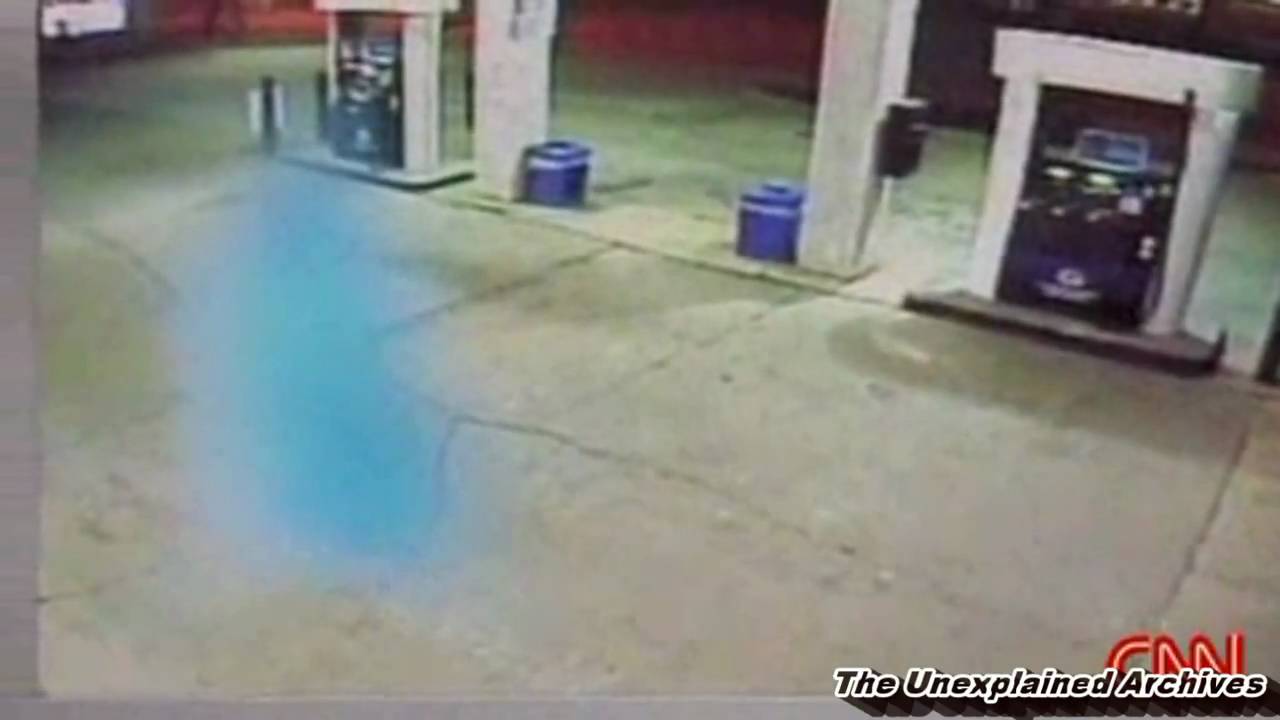 Ghost Caught On CCTV At A Gas Station - YouTube
