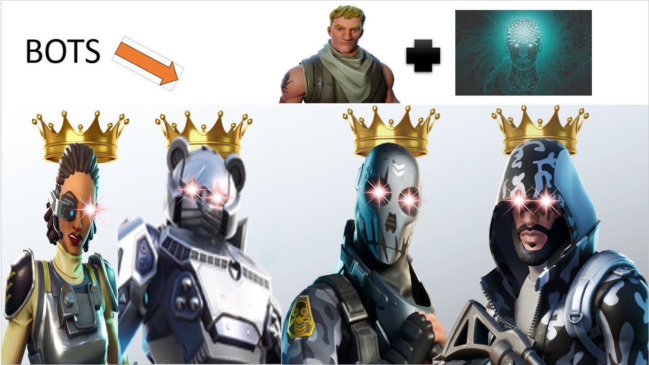 CRAZY SQUAD WIN WITH 4 BOTS! - YouTube