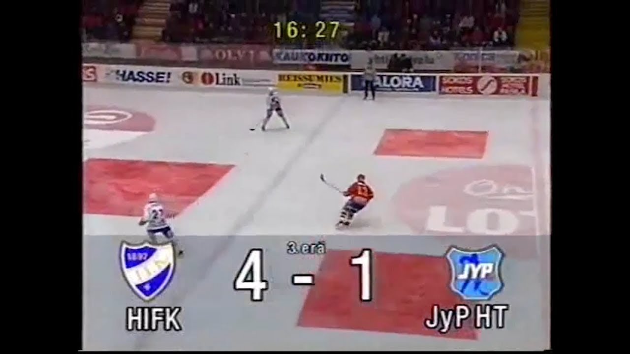 11.3.1993 HIFK - JyP HT 4-1 (3. puolivälierä) - YouTube